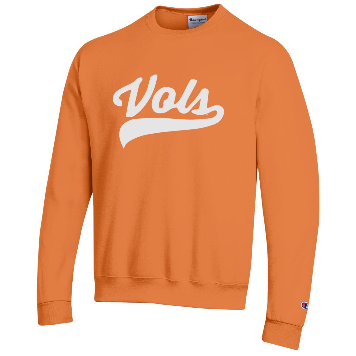 Champion Vols Script Crewneck | VolShop - Official Campus Store of the University of Tennessee