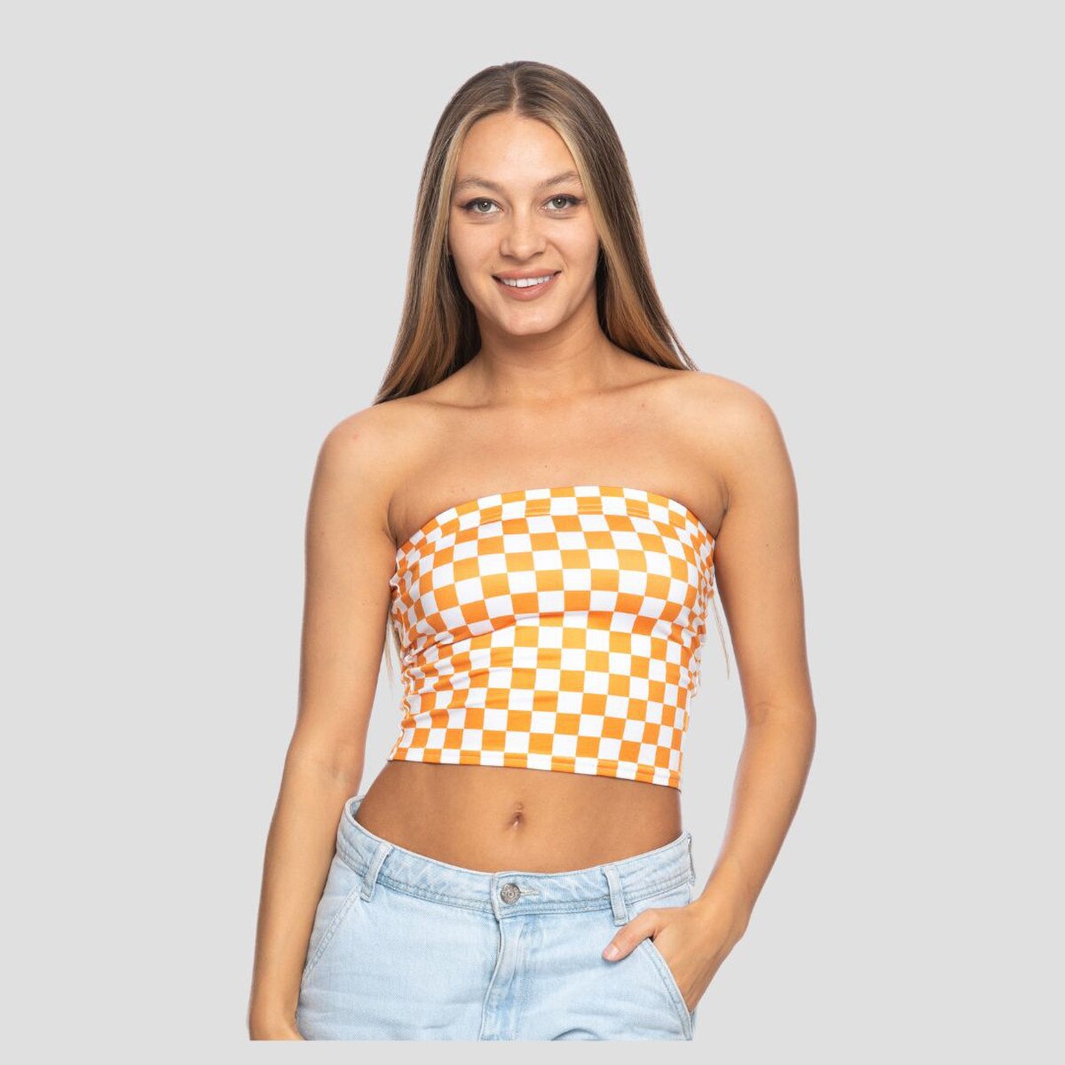 Checkerboard Tube Top | VolShop - Official Campus Store of the ...