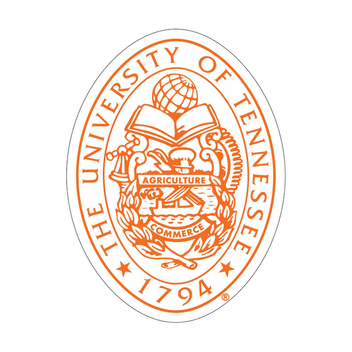 University Seal Decal | VolShop - Official Campus Store of the ...