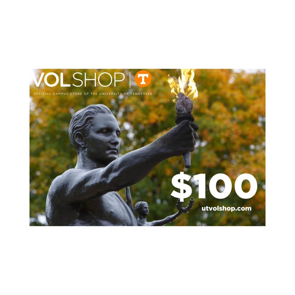 $100 VolShop Virtual Gift Card | VolShop - Official Campus Store of the ...